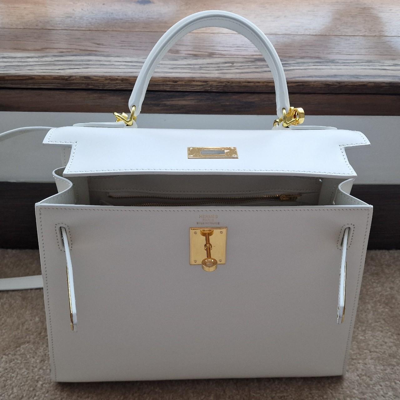 Handmade leather bag kelly 28 New without tags,... - Depop