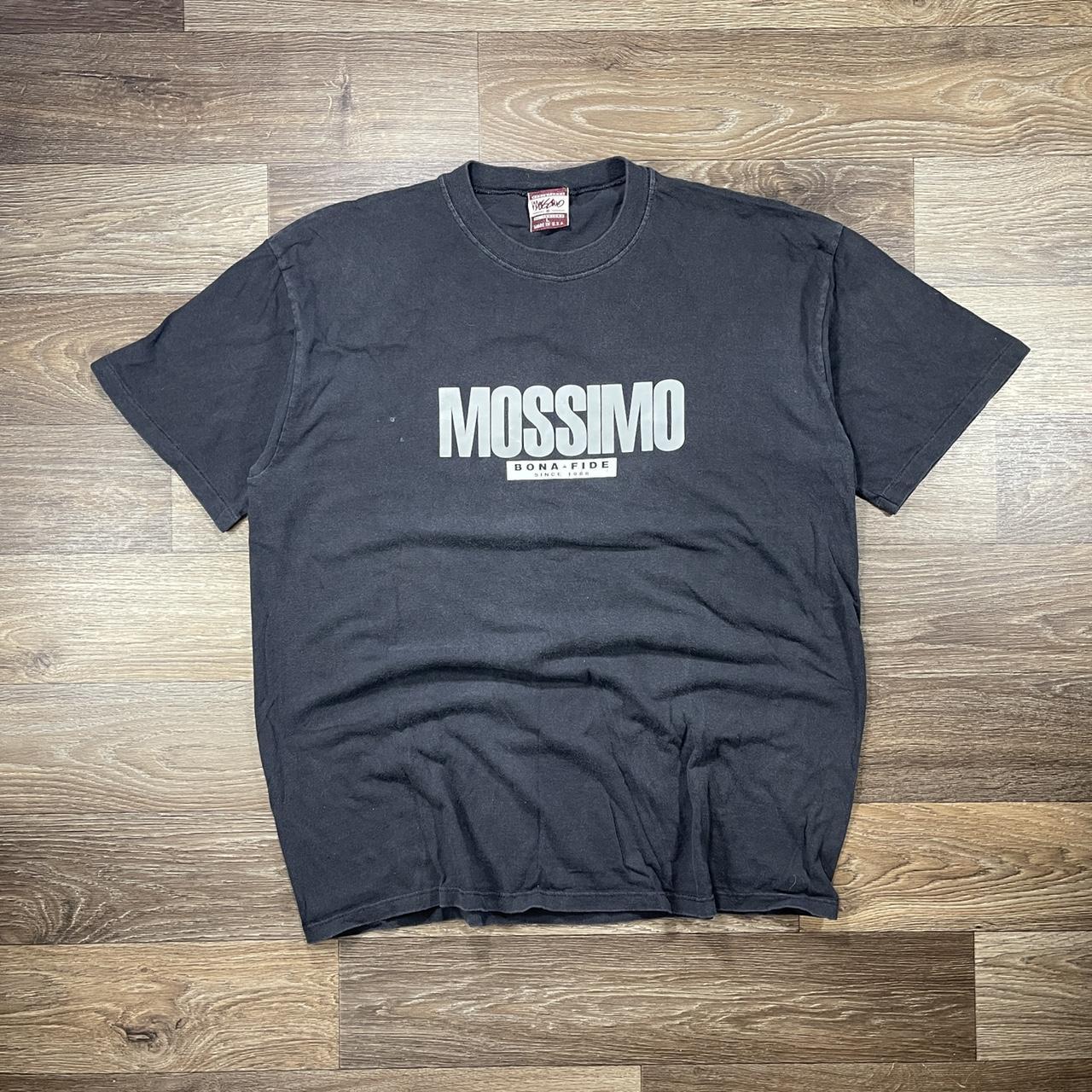 Mossimo Men's Black and Grey T-shirt | Depop
