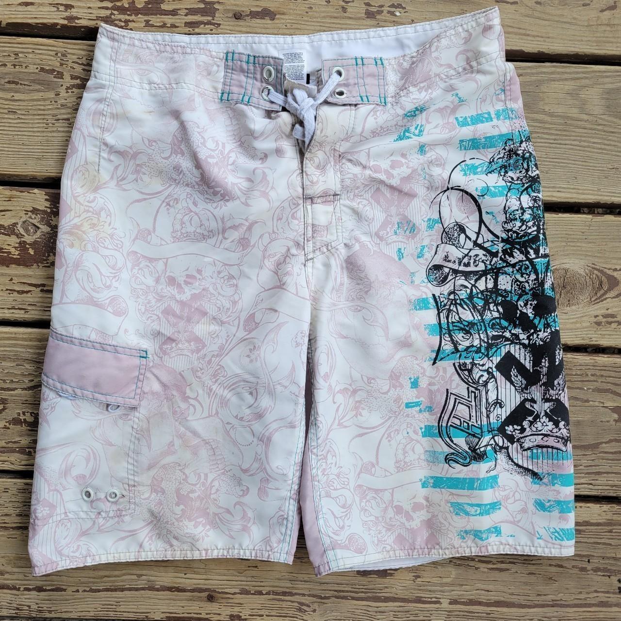 Goth Grunge Swim Trunks ♡ Comes Pre Washed - Ready... - Depop