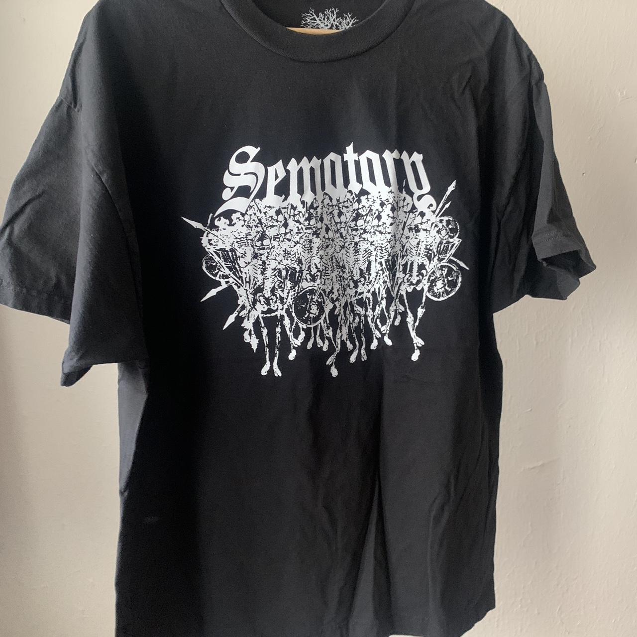 Sematary Black Skellingtons T-Shirt REAL HAUNTED MOUND - Depop