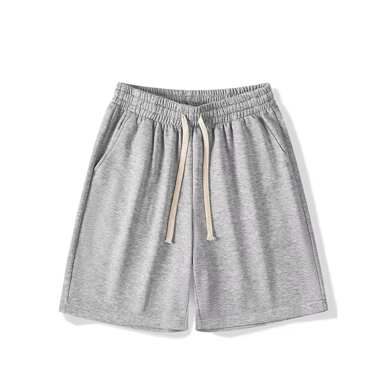 Grey drawstring shorts *multiple sizes* dm me if... | Depop