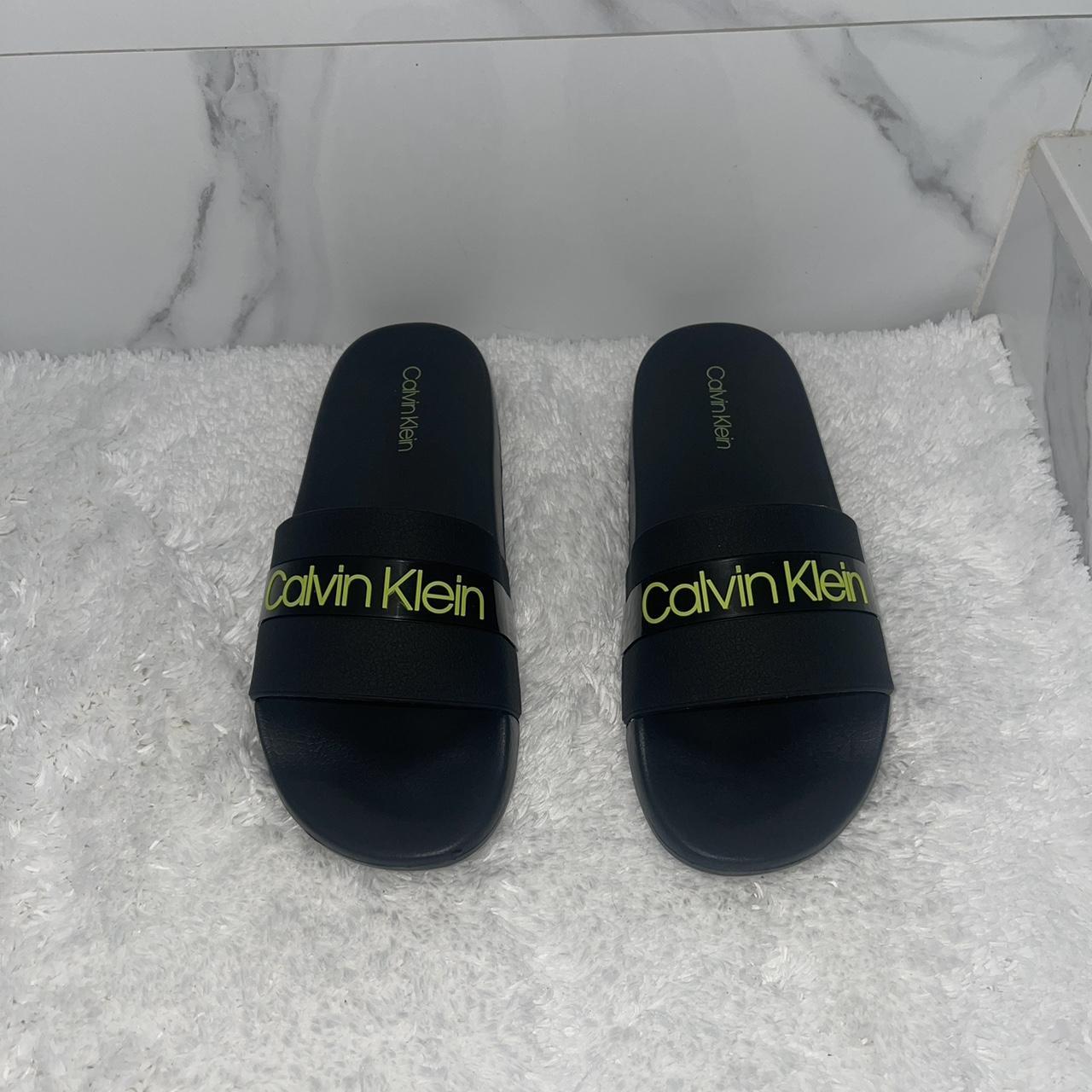 Calvin Klein Slides for Men Size 10 Lightweight... | Depop