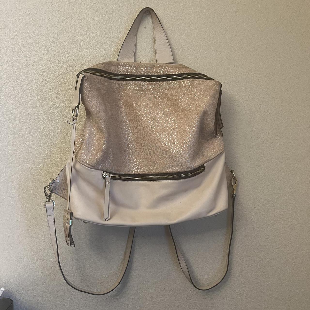 Beutiful bag-backpack made in italy… soft leather... - Depop