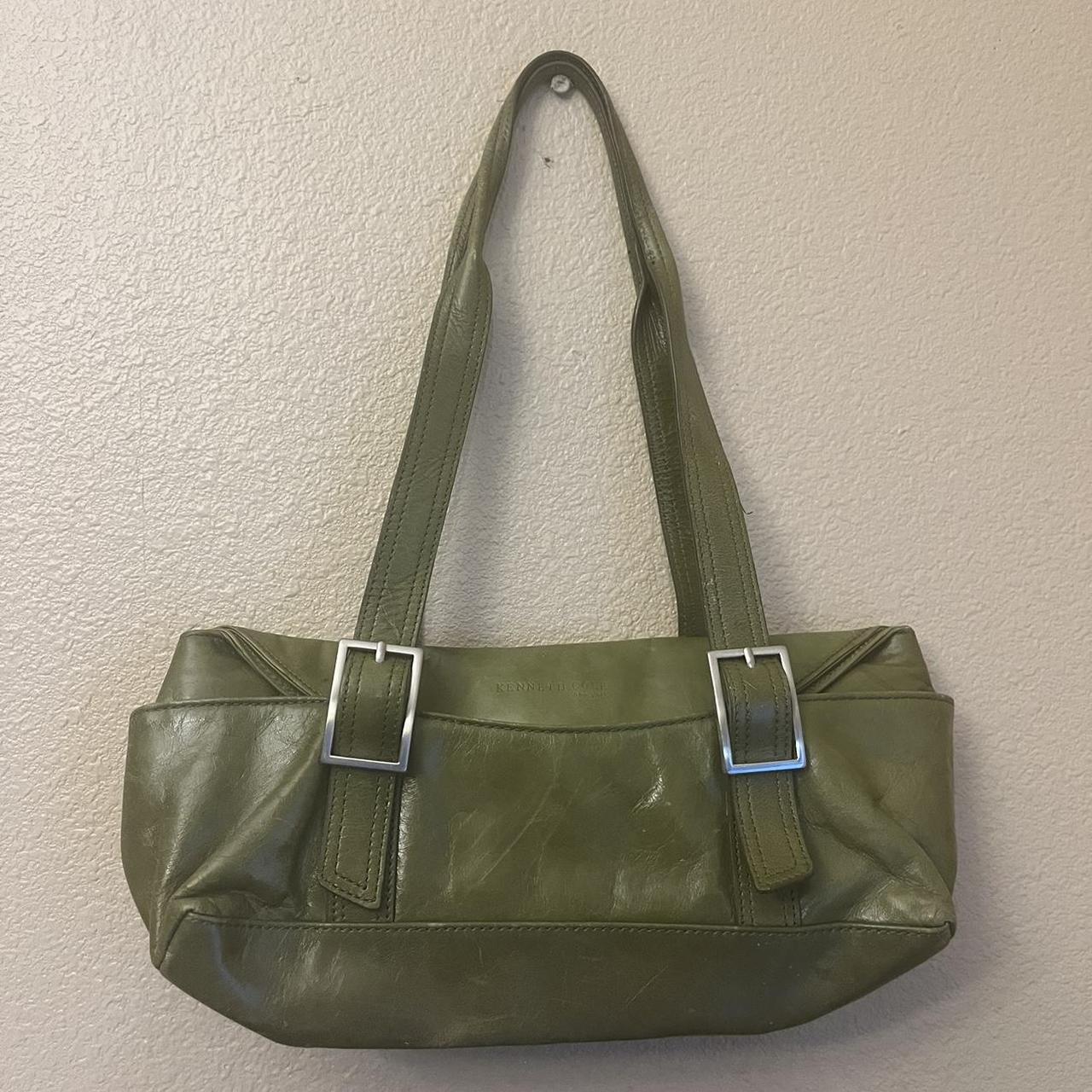 Vintage kenneth cole green handbag - Depop