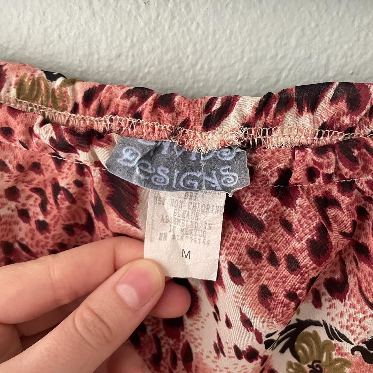 David’s Designs 90s Y2k Sheer Mixed Print Mermaid... - Depop