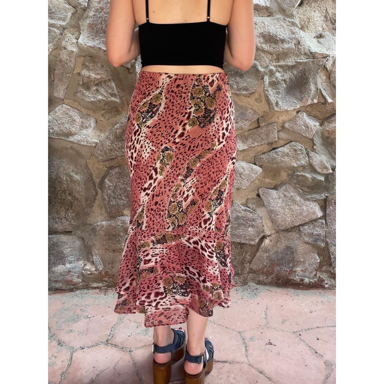 David’s Designs 90s Y2k Sheer Mixed Print Mermaid... - Depop