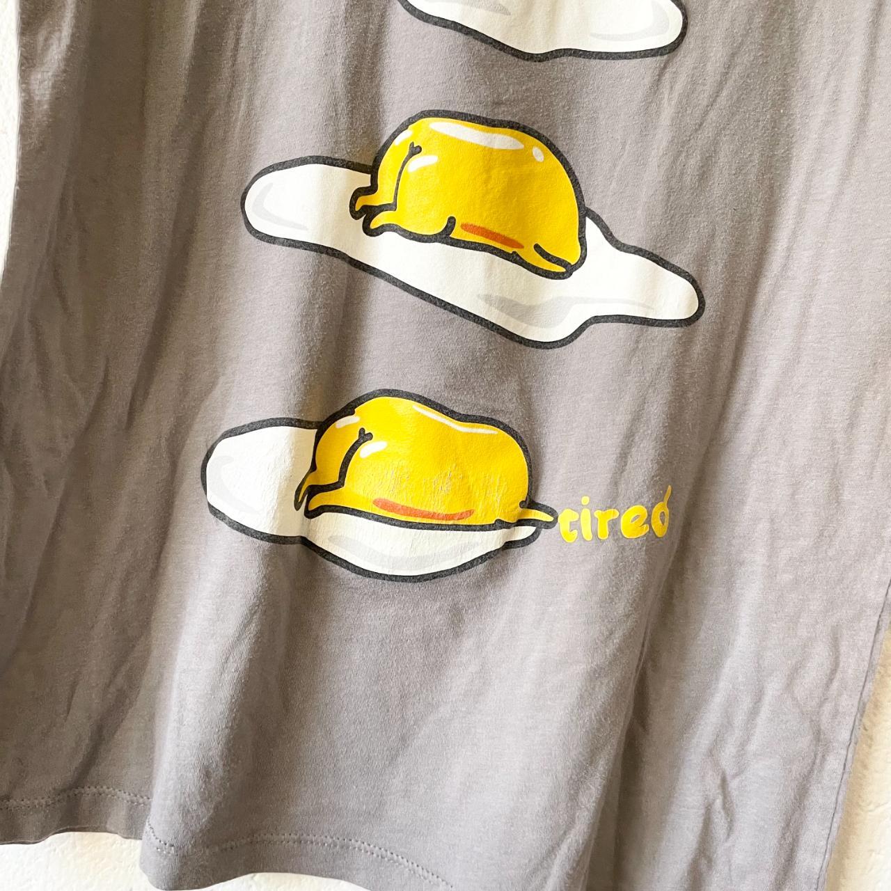 - Sanrio Gudetama Gray Egg Yolk Character Short... - Depop