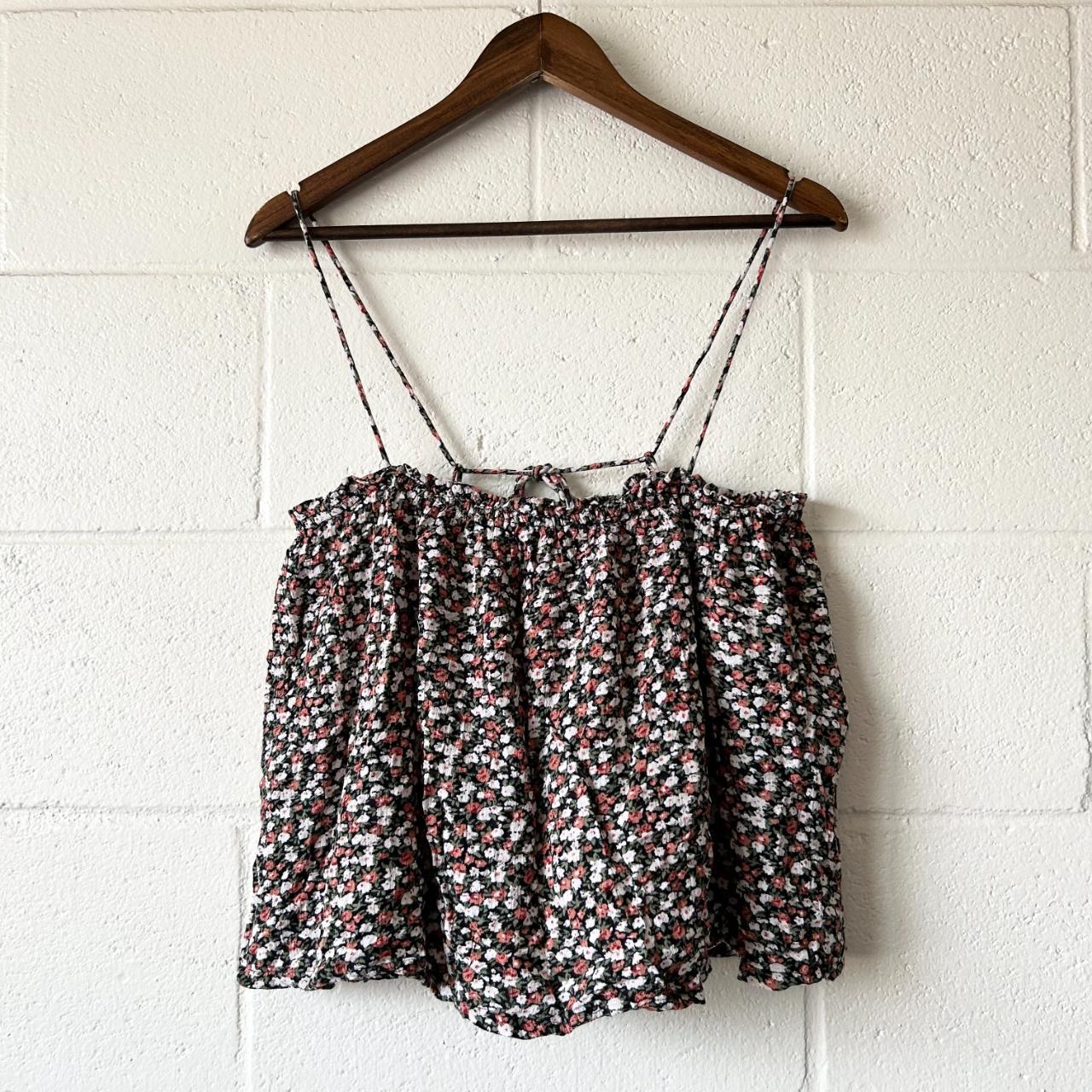 - Volcom Floral Strappy Flowy Beach Summer... - Depop