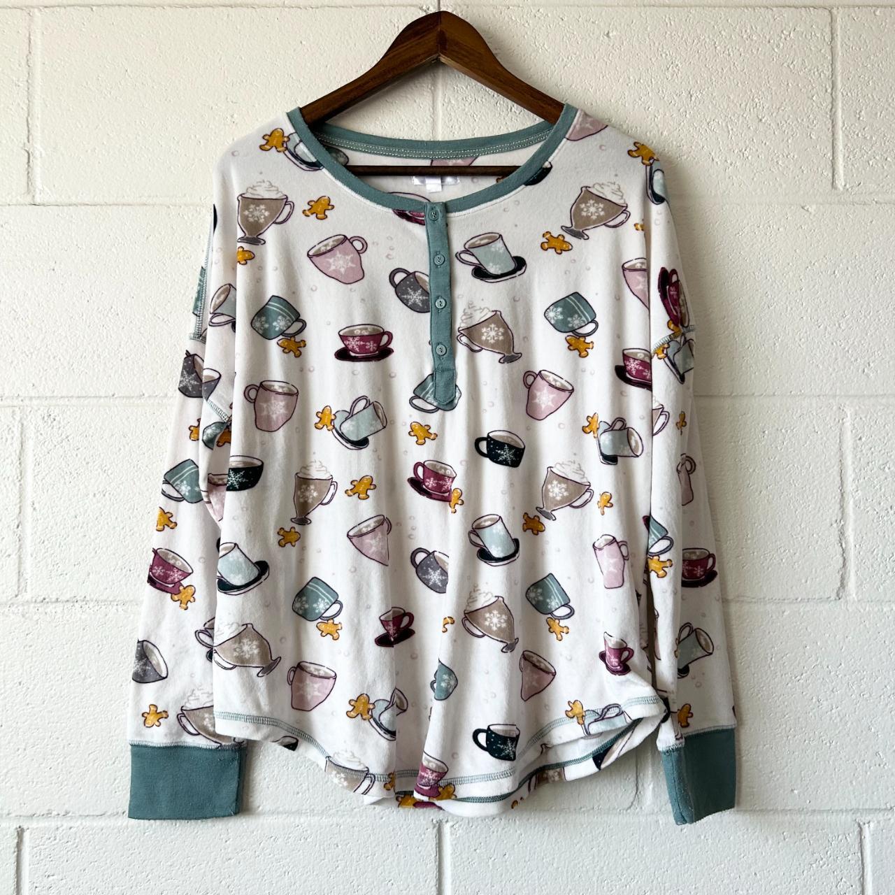 - Secret Treasures Cozy Comfy Hot Cocoa Long Sleeve... - Depop