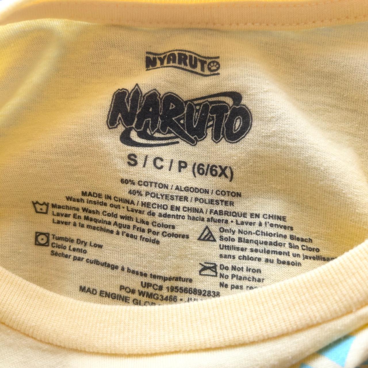 - Naruto Yellow Nyaruto Team Nana Anime Tv Show... - Depop