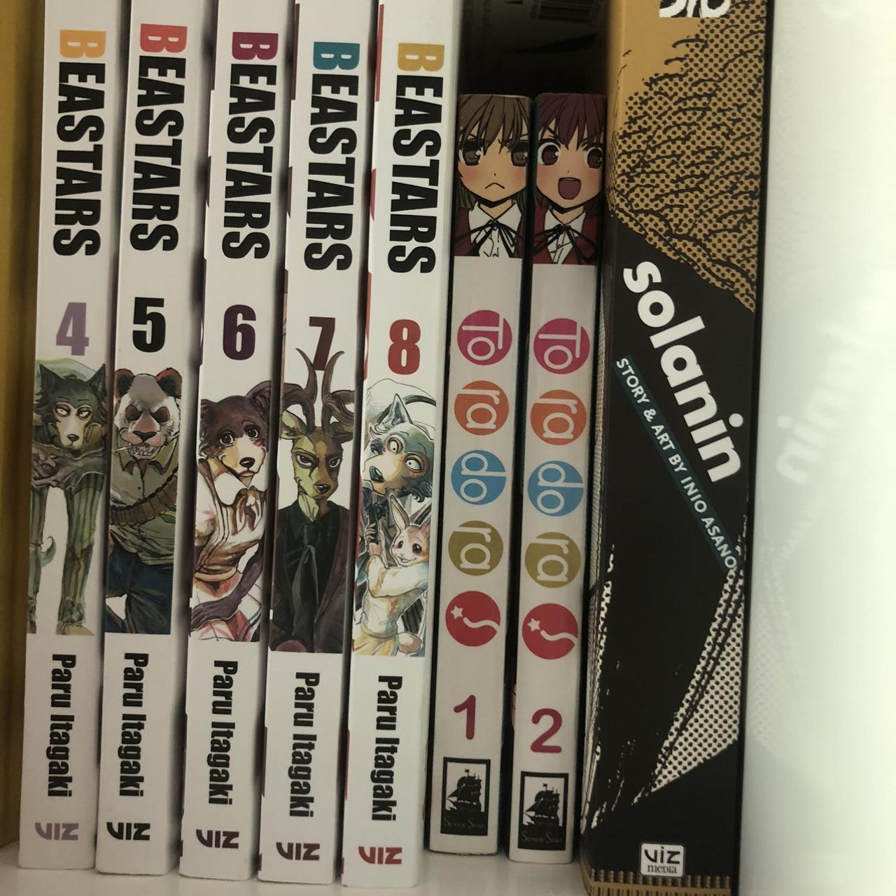 Beastars Manga Volumes 4-8! Read once and displayed... - Depop