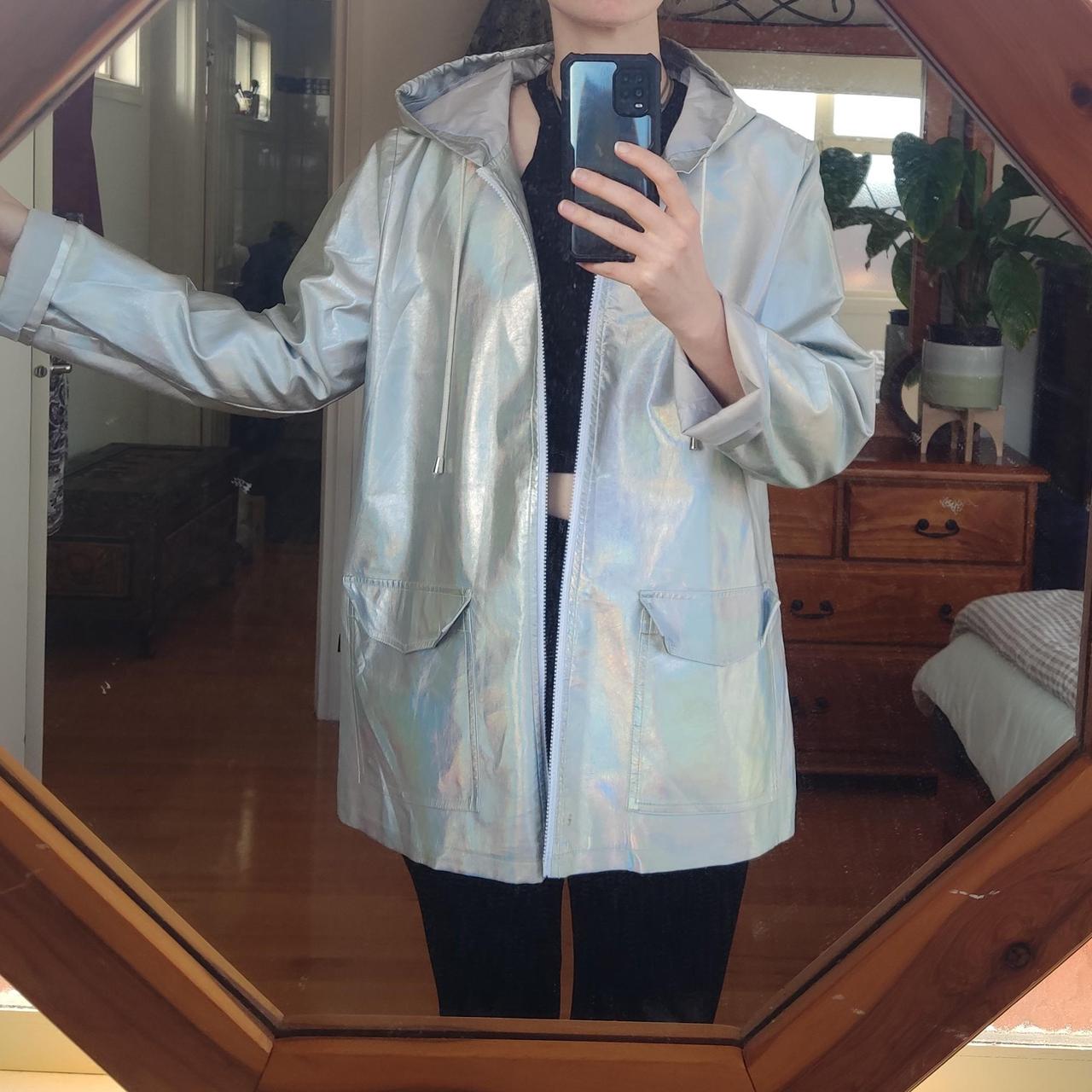 Women's Silver Jacket | Depop