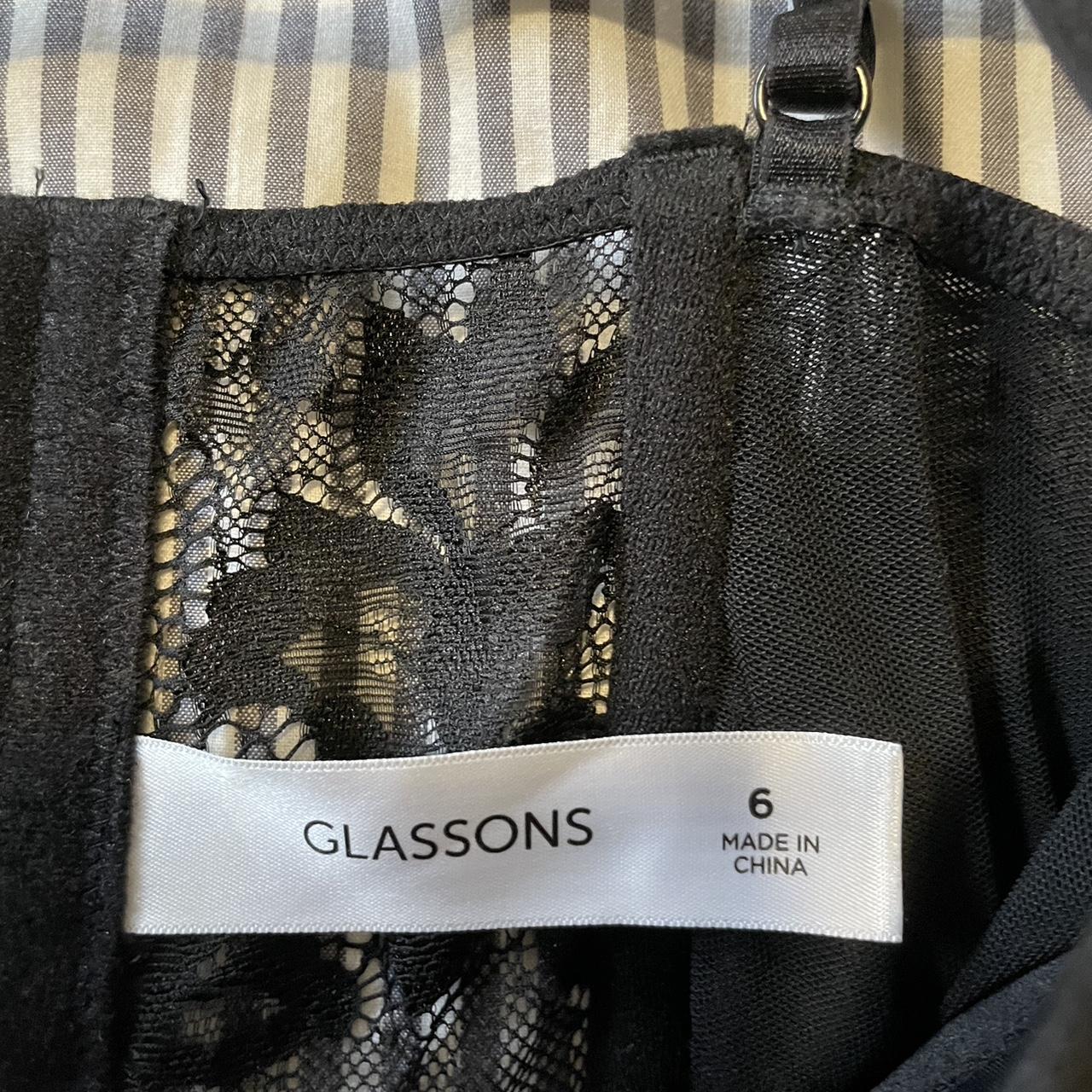 Glassons Black lace corset crop Worn once or twice - Depop