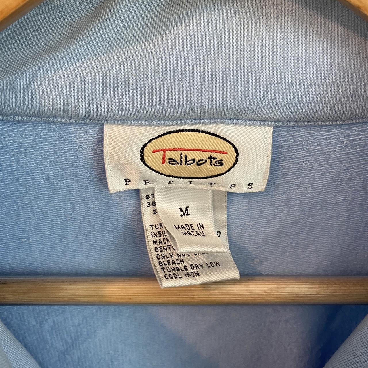 Talbots Women's Yellow and Blue Jacket | Depop