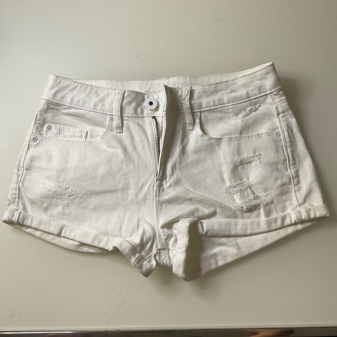 American Rag Cie Women's White Shorts | Depop