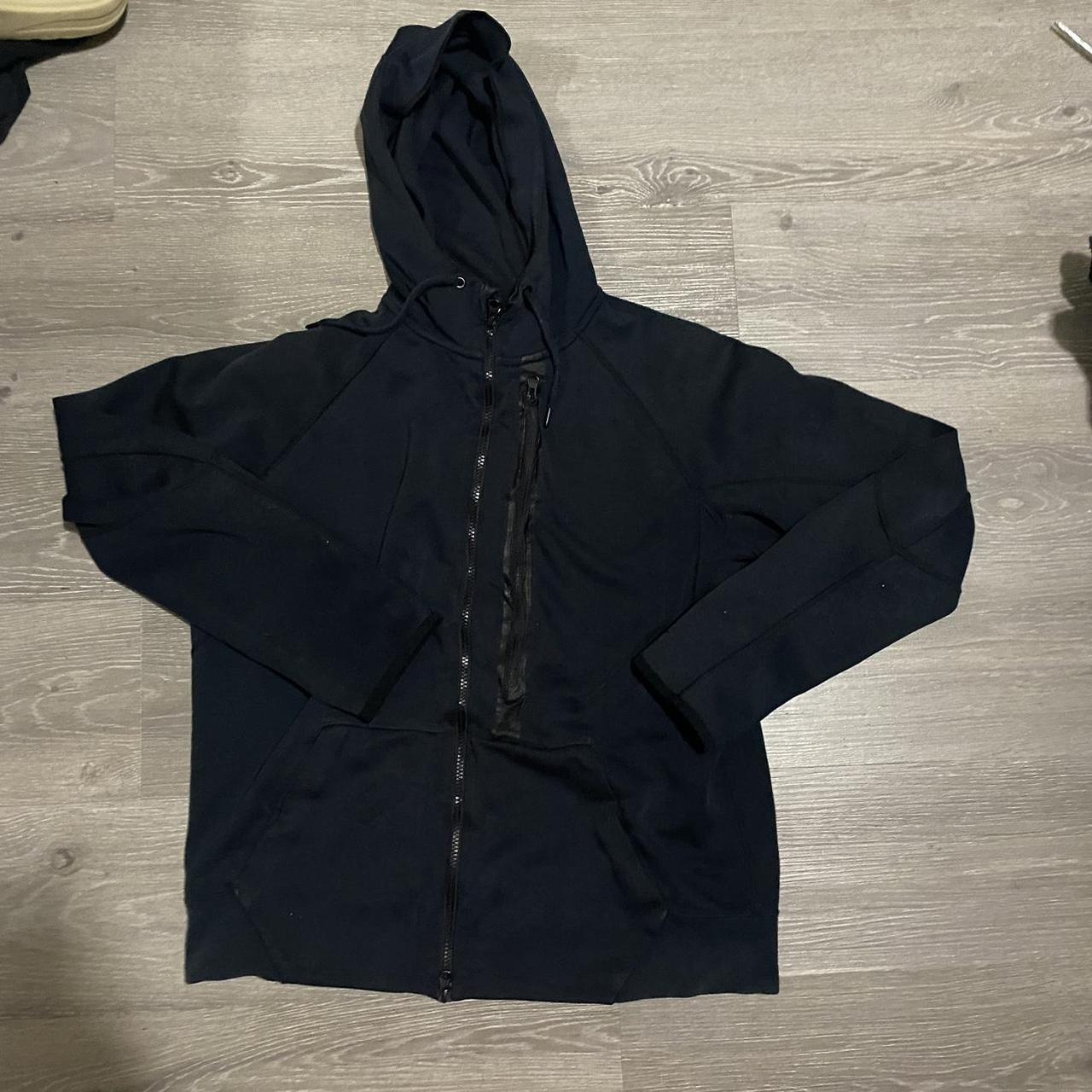 nike tech zip up messed up pockets missing on some... - Depop