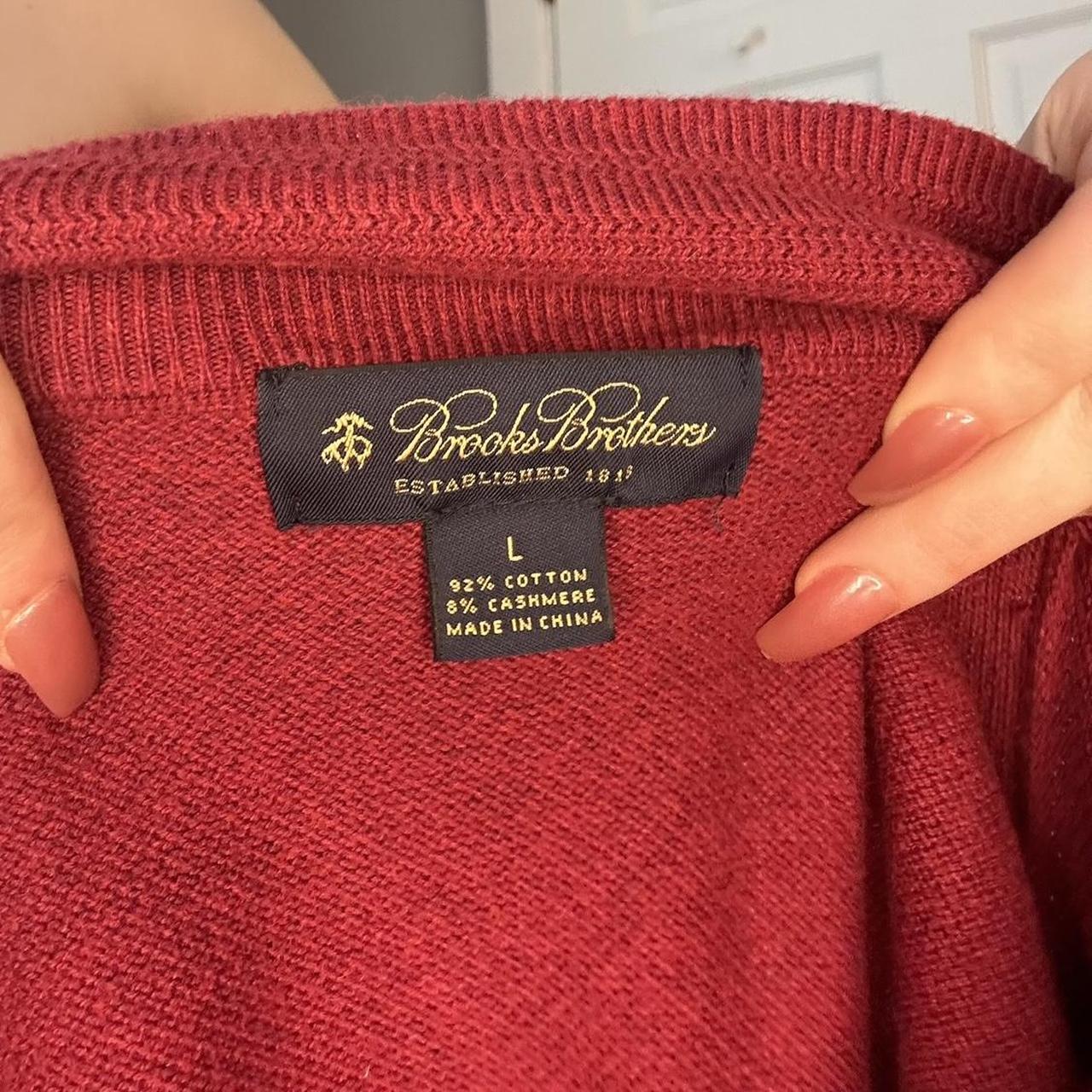 brooke’s brothers red sweater! size L - Depop