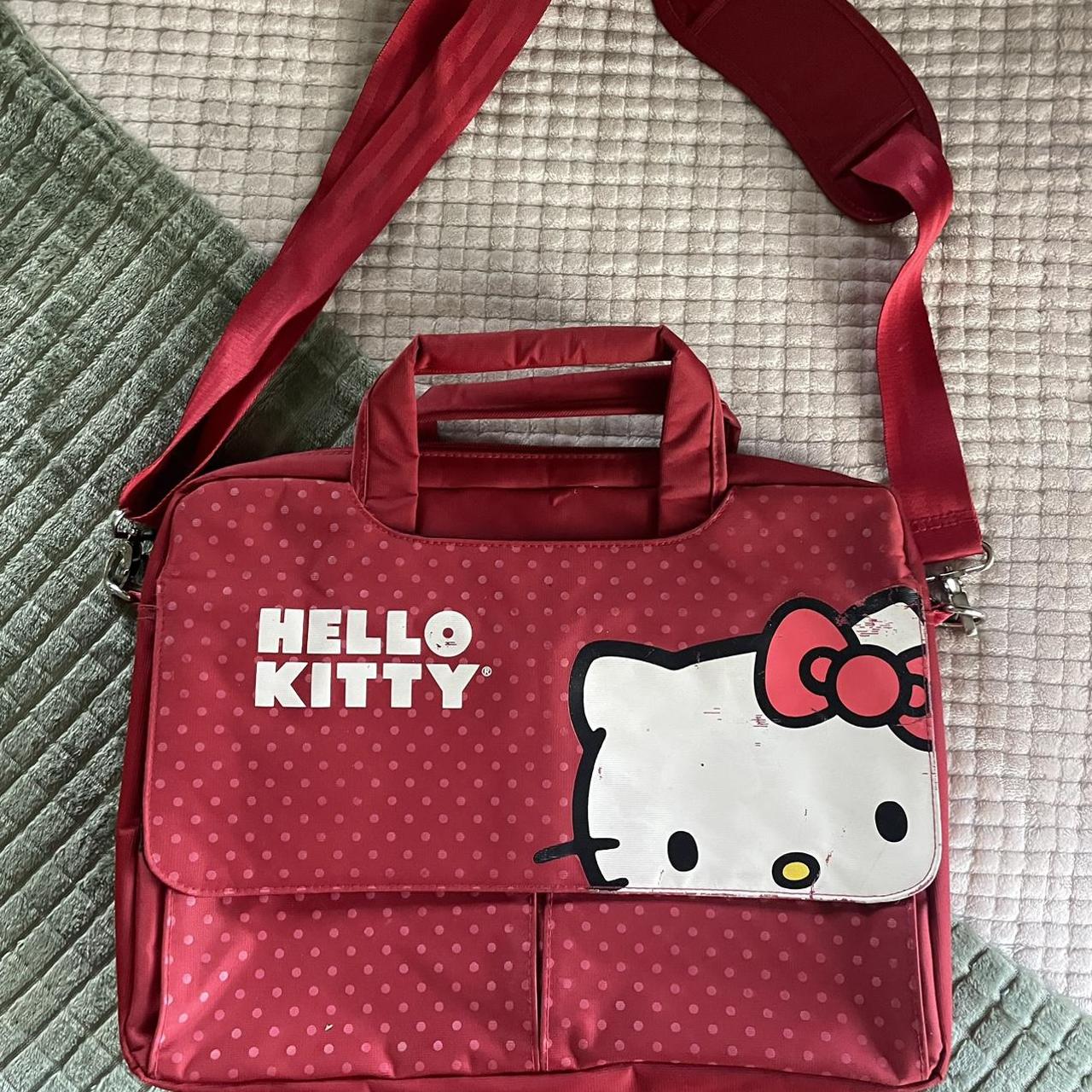 HELLO KITTY laptop bag A few scratches on the front... - Depop