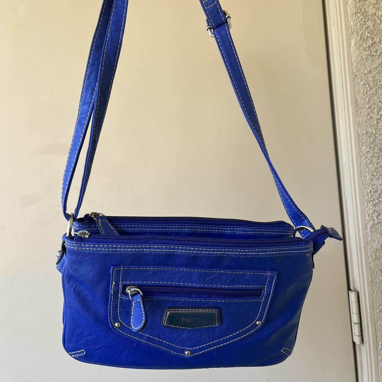 Blue Rosetti purse 💙🦋 Adjustable strap so can be... - Depop
