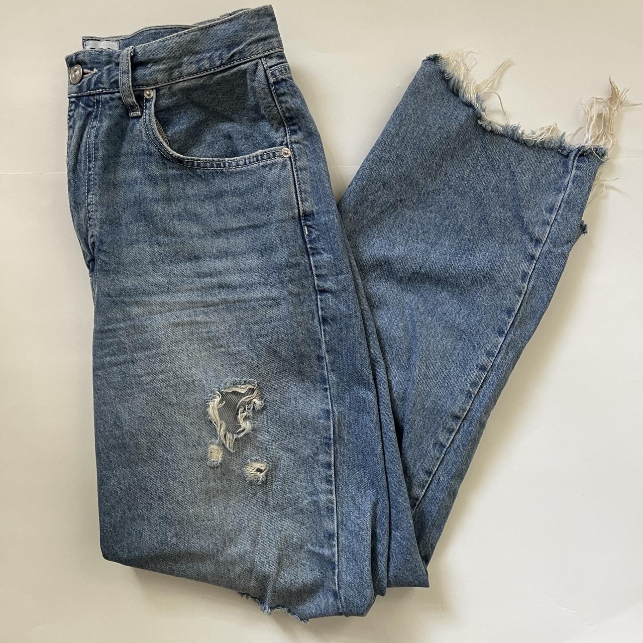Urban Outfitters BDG High Rise Baggy Distressed... | Depop