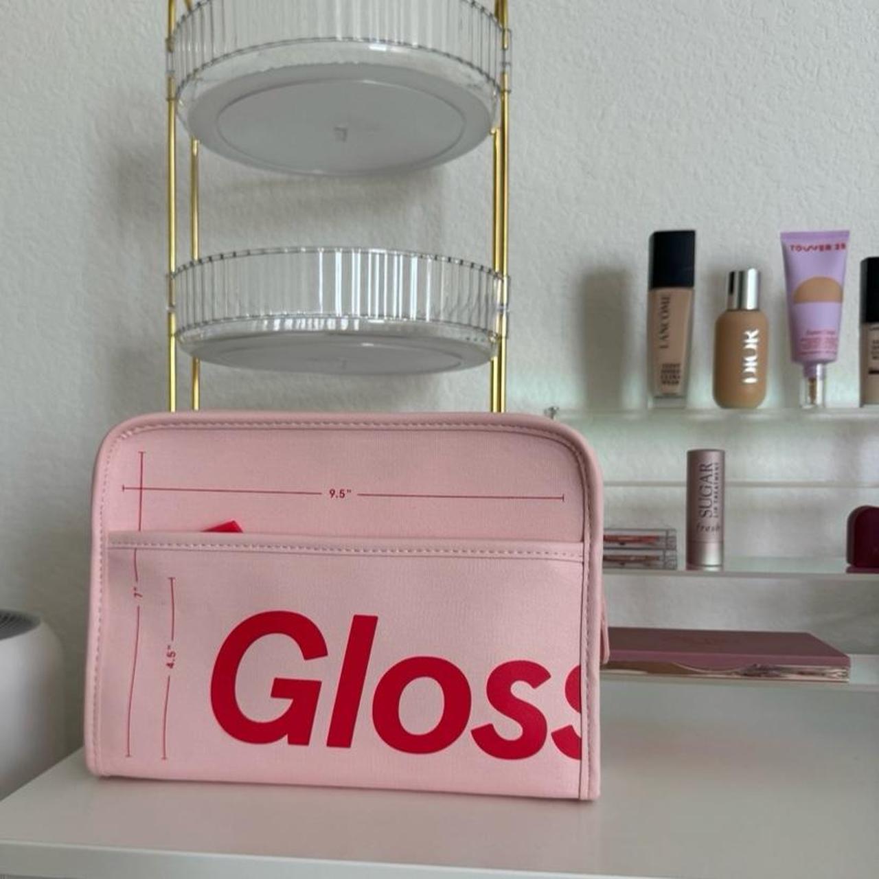 Glossier Beauty Bag ️ Only Used One or Twice,... - Depop
