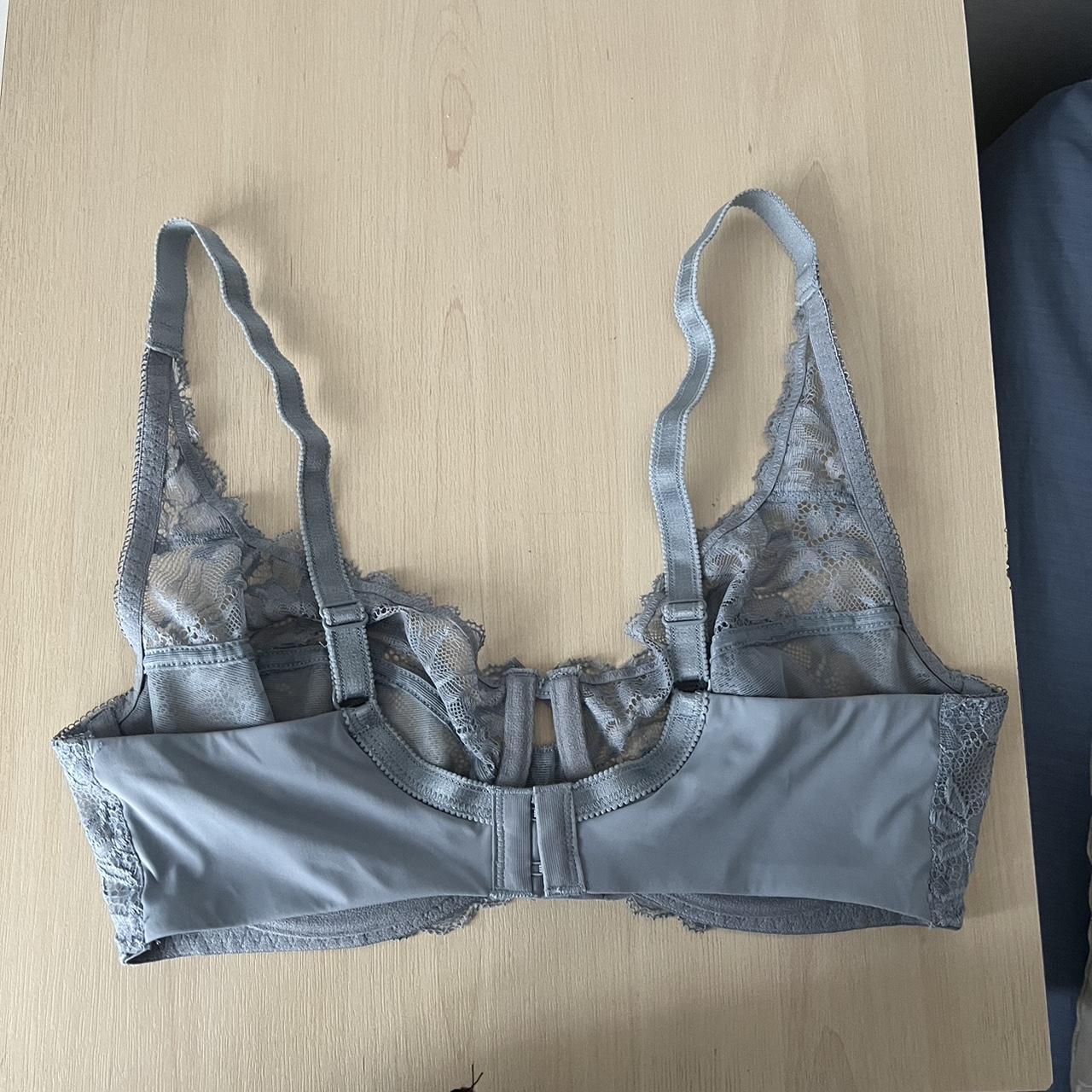 TU Clothing Lace Full Cup Comfort Bra In blue Size... - Depop