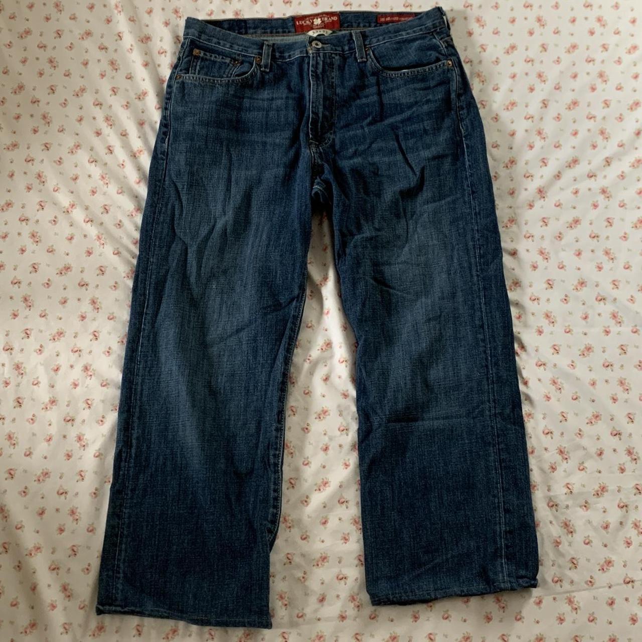 Lucky jeans 🤍 size 33 x 32 181 relaxed straight... - Depop