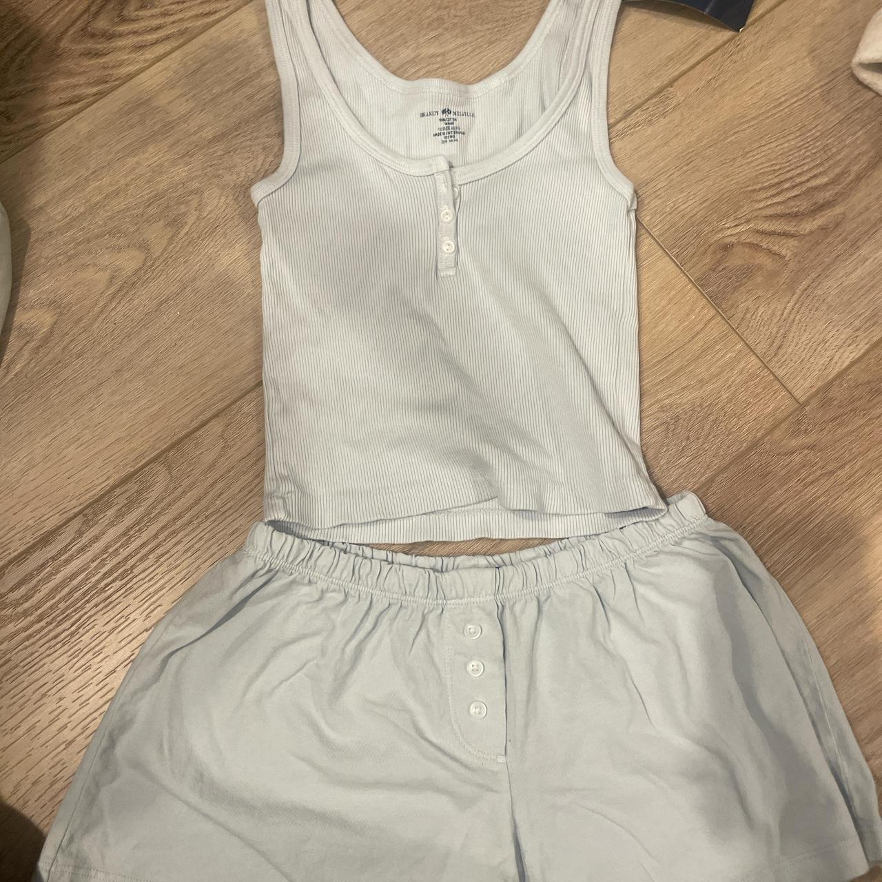 brandy baby blue sleep set nwtg - Depop