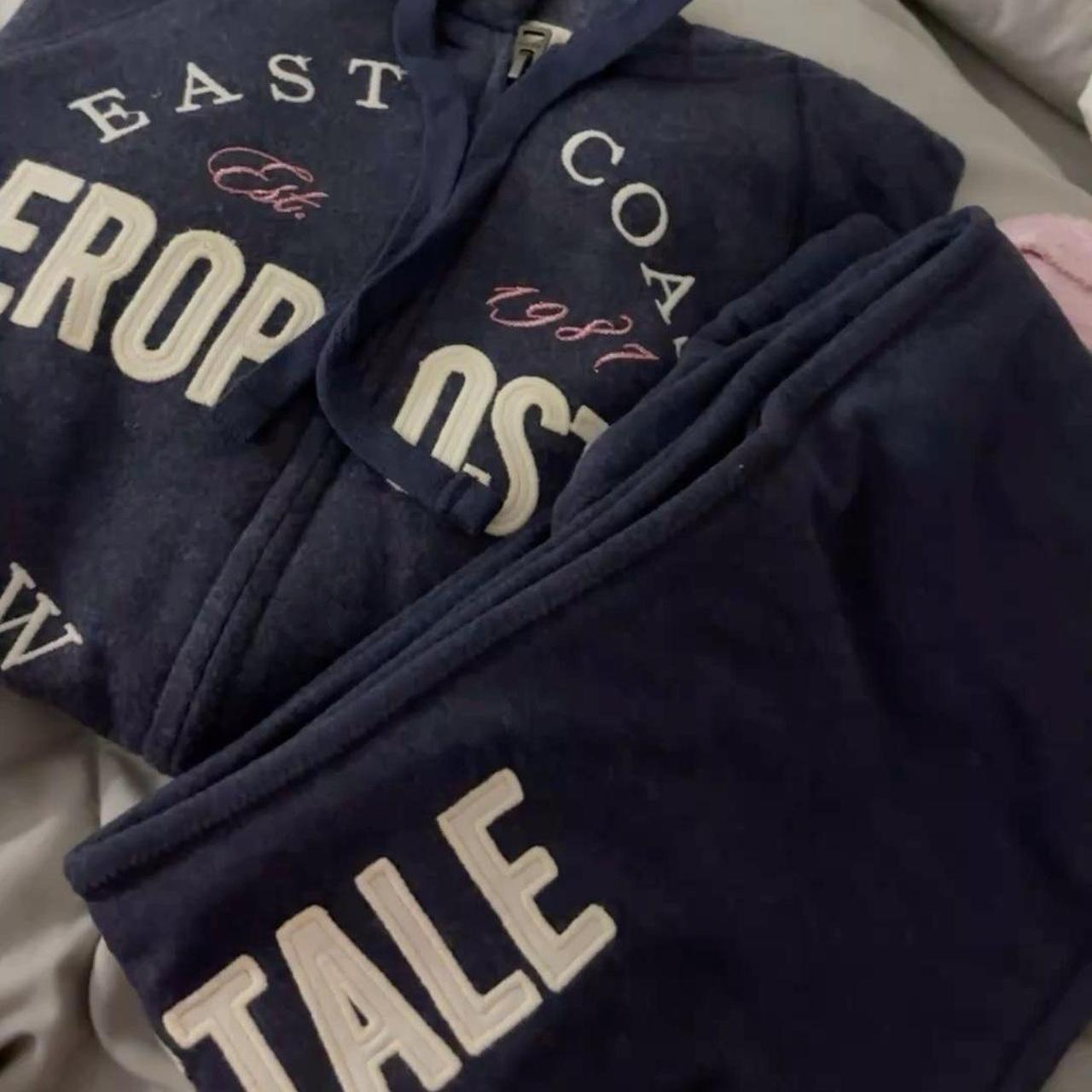 Aeropostale set navy blue Size xs | Depop