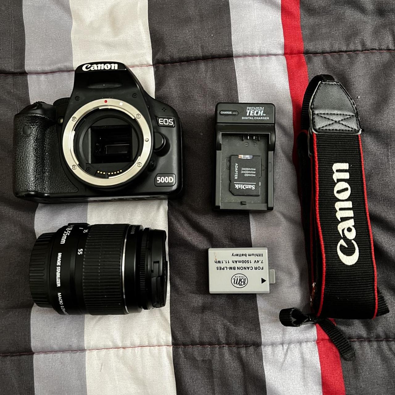 Canon eos 500D camera complete set Comes with EFS... - Depop