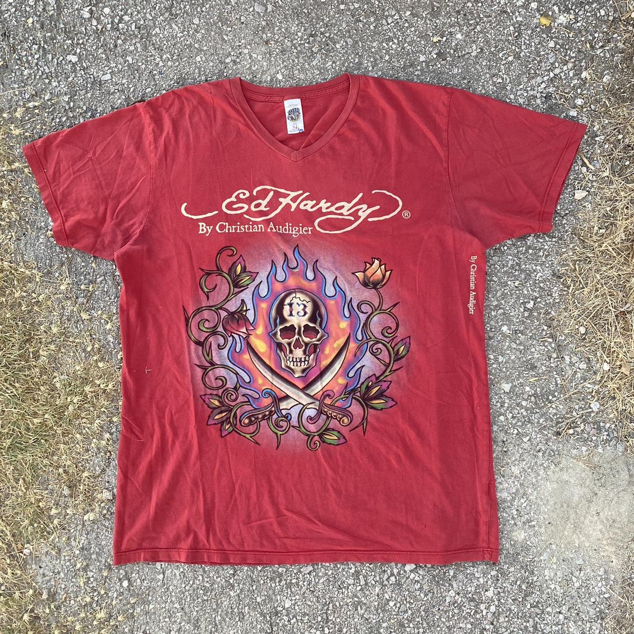 Made in USA Ed Hardy T-Shirt Love the Tag and... - Depop