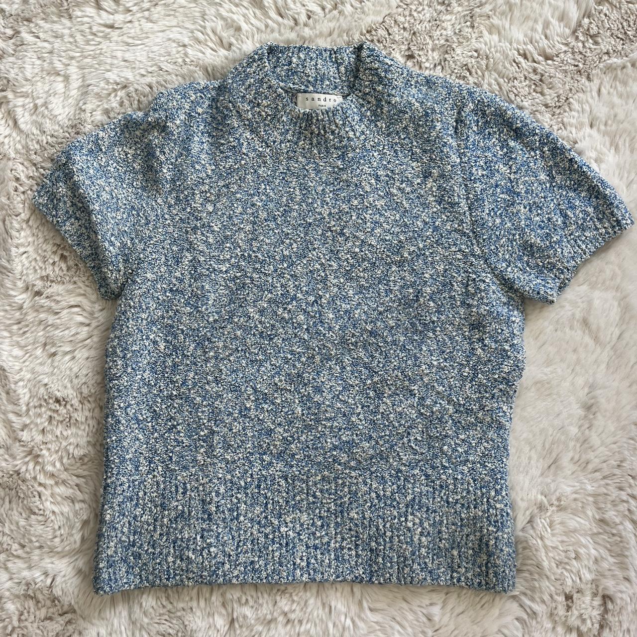 Cutest Sandro short sleeved sweater - made with... - Depop