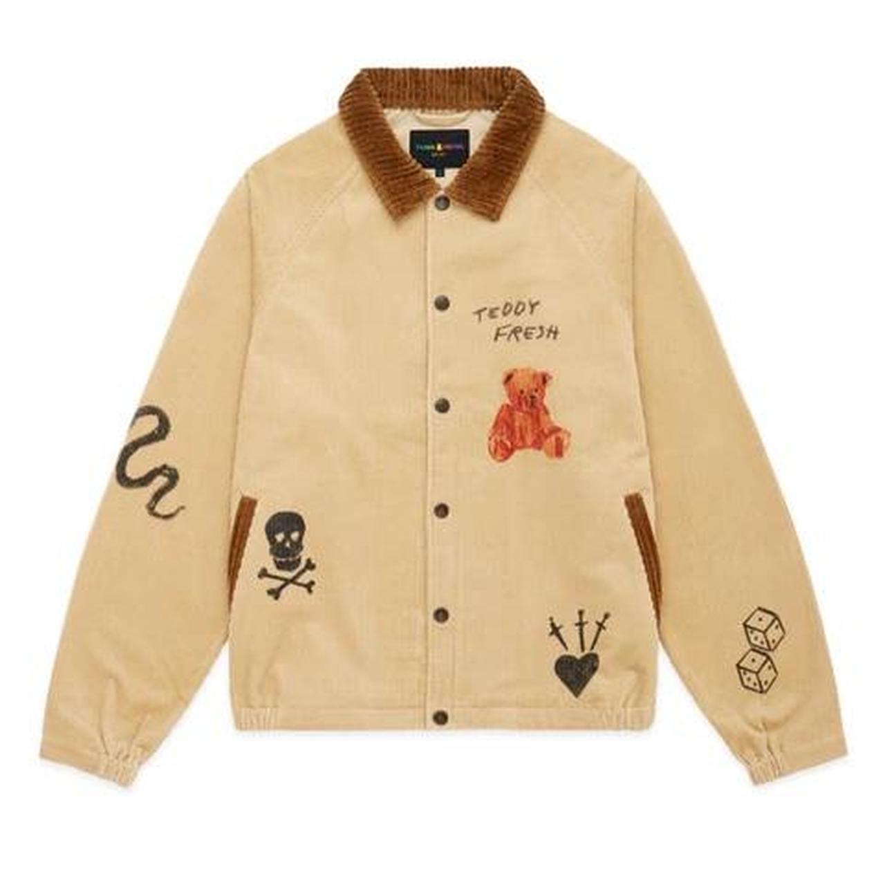 Teddy Fresh Doodle corduroy jacket. Like new!... - Depop