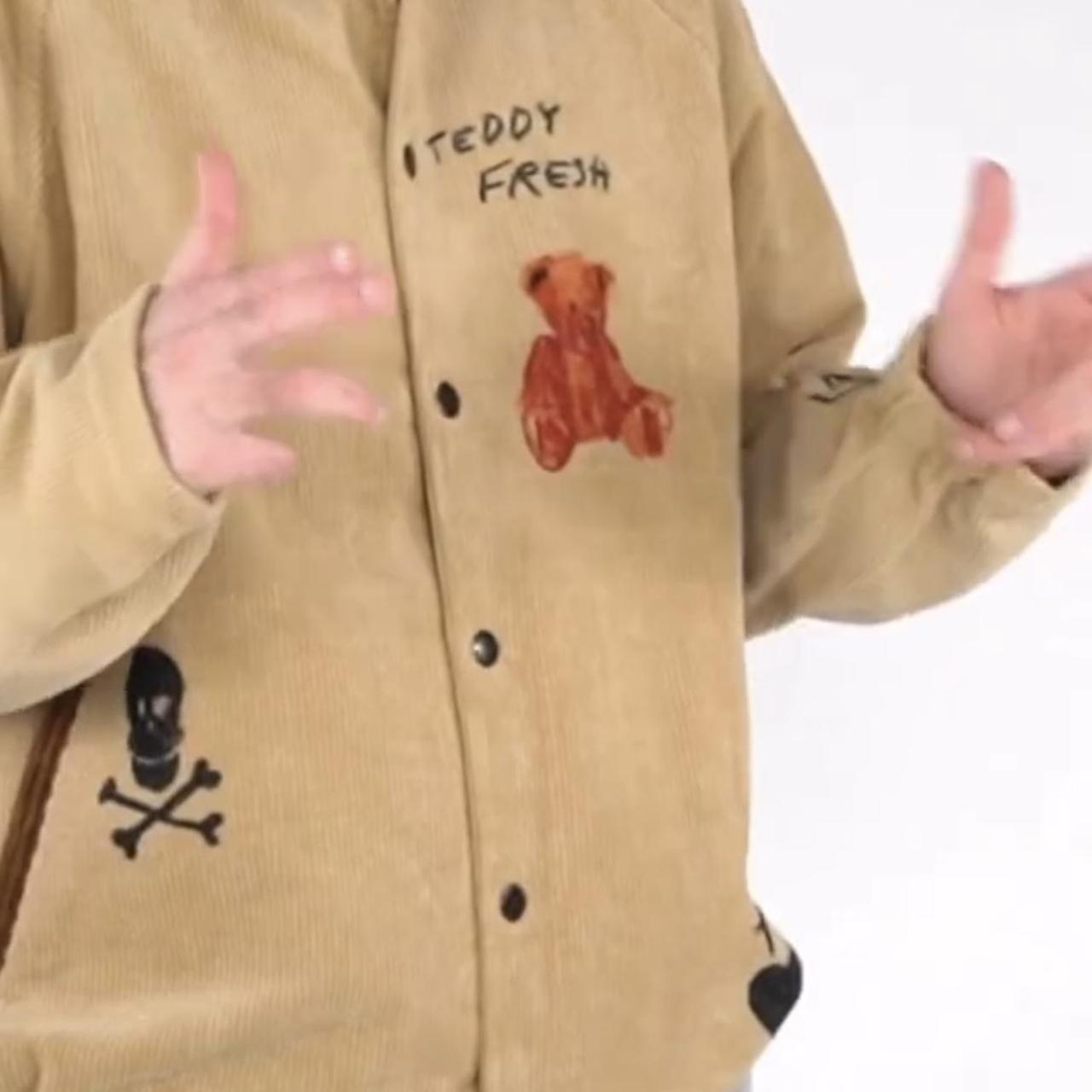 Teddy Fresh Doodle corduroy jacket. Like new!... - Depop