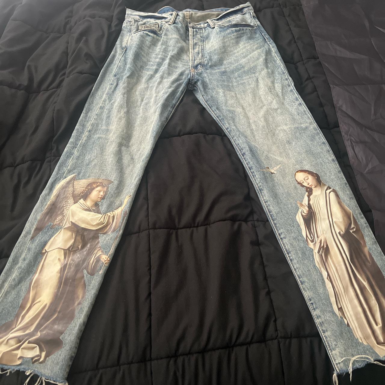 Angel MNNL jeans size 34 mens - Depop