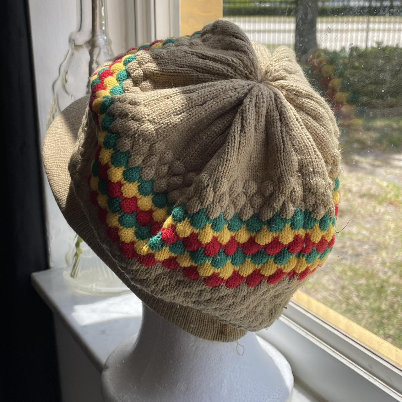 Rasta knit tam hat 👒, good condition. check bio for... - Depop