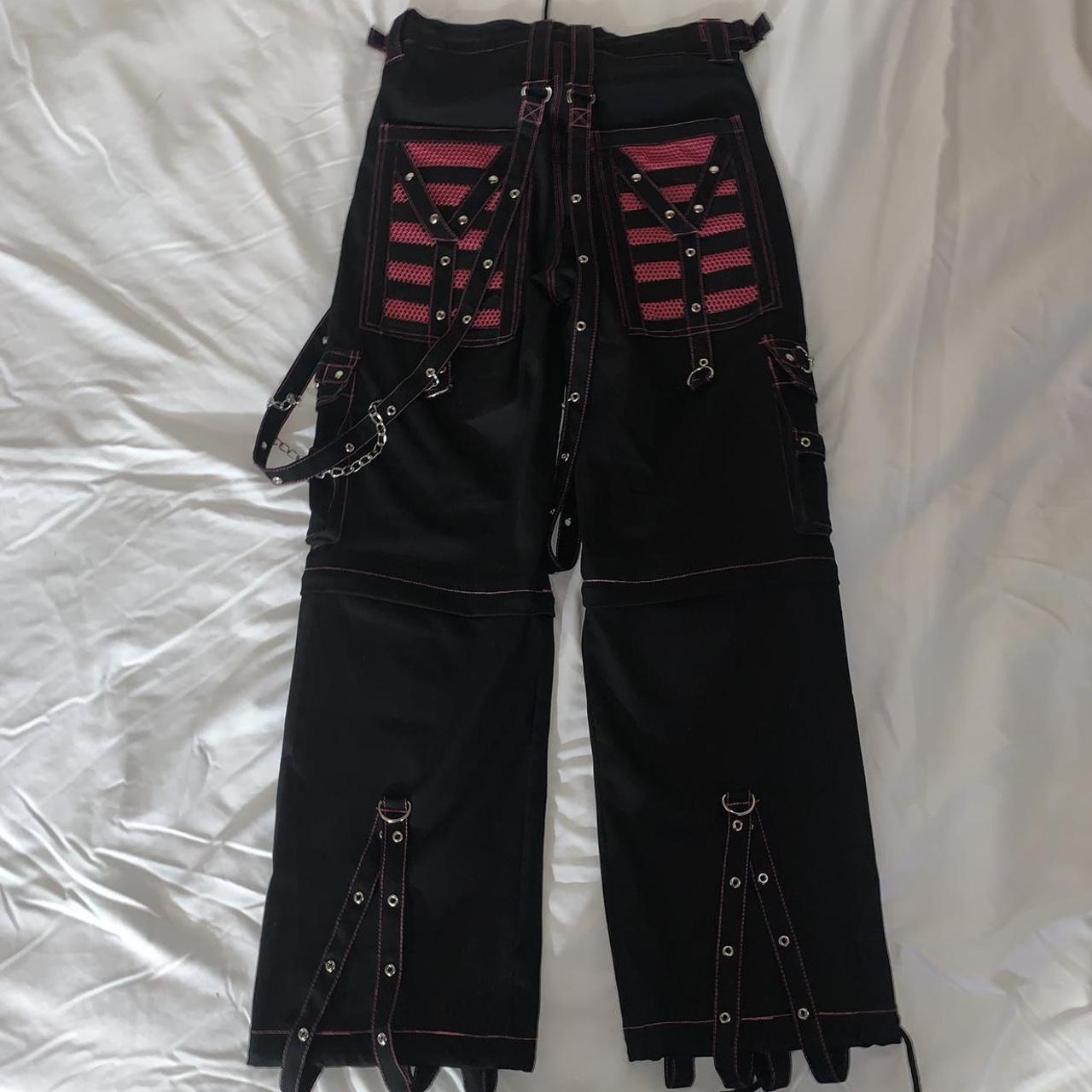 Tripp nyc wide leg rave pants size 34x34 tagged size... - Depop