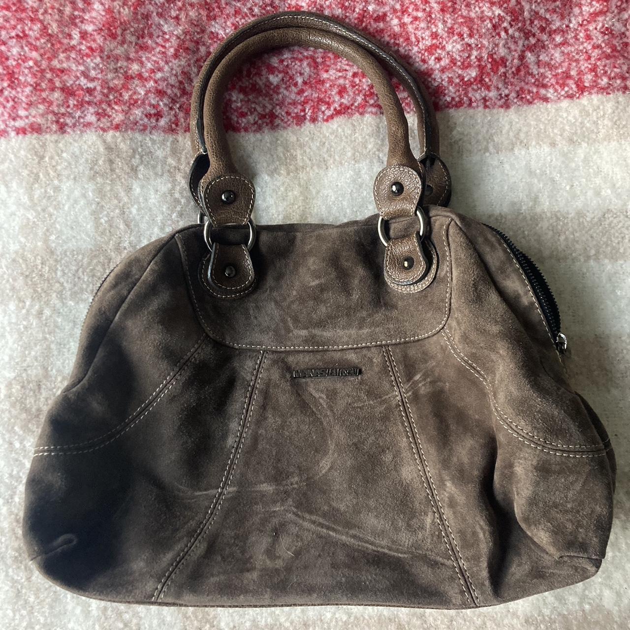 Manas Lea Foscati brown suede bag. In perfect... - Depop