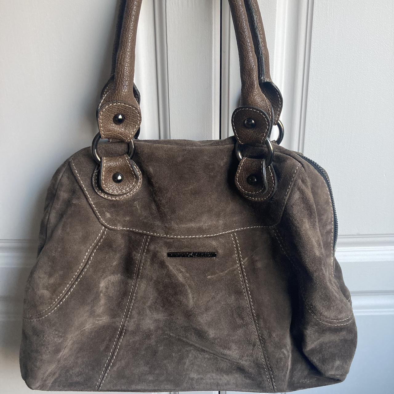 Manas Lea Foscati brown suede bag. In perfect... - Depop