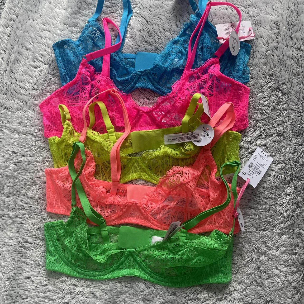 Primark lace underwear sets, comes with bra and... - Depop