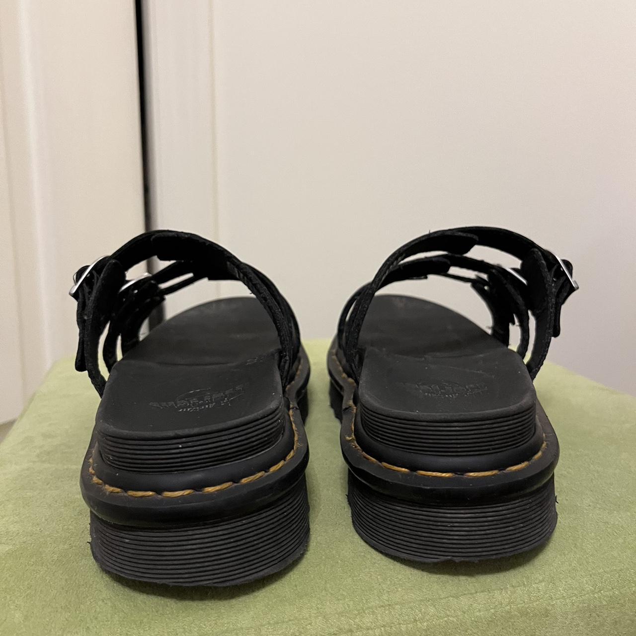 Doc Marten Blaire Leather Slide Sandals... - Depop