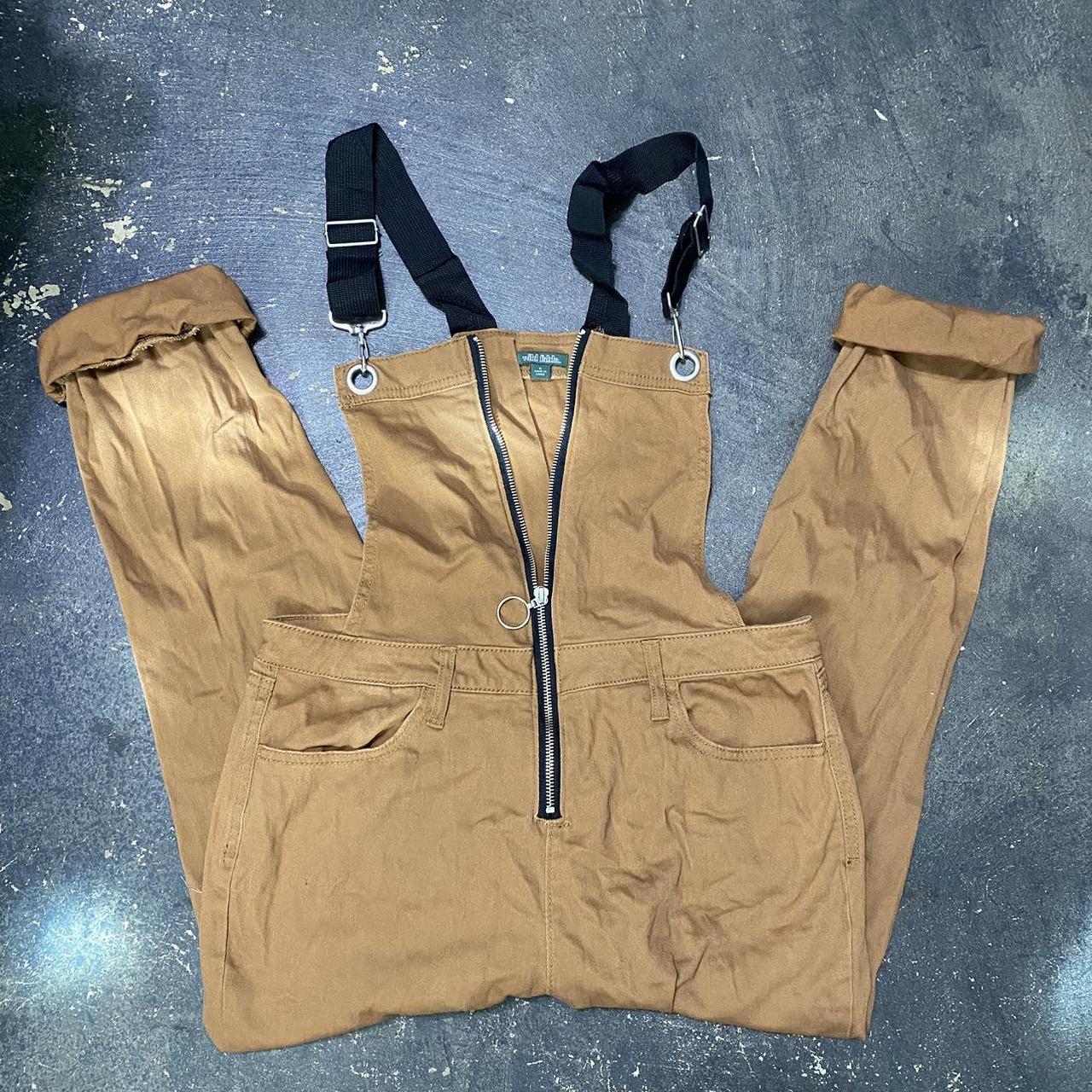 Tan overalls Wild and fable... - Depop