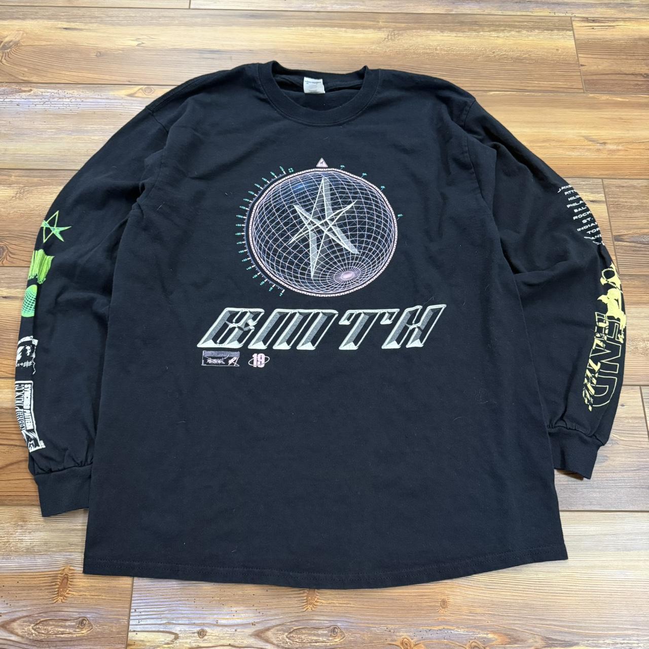 Black Y2K Bring Me The Horizon BMTH Tour Longsleeve... | Depop