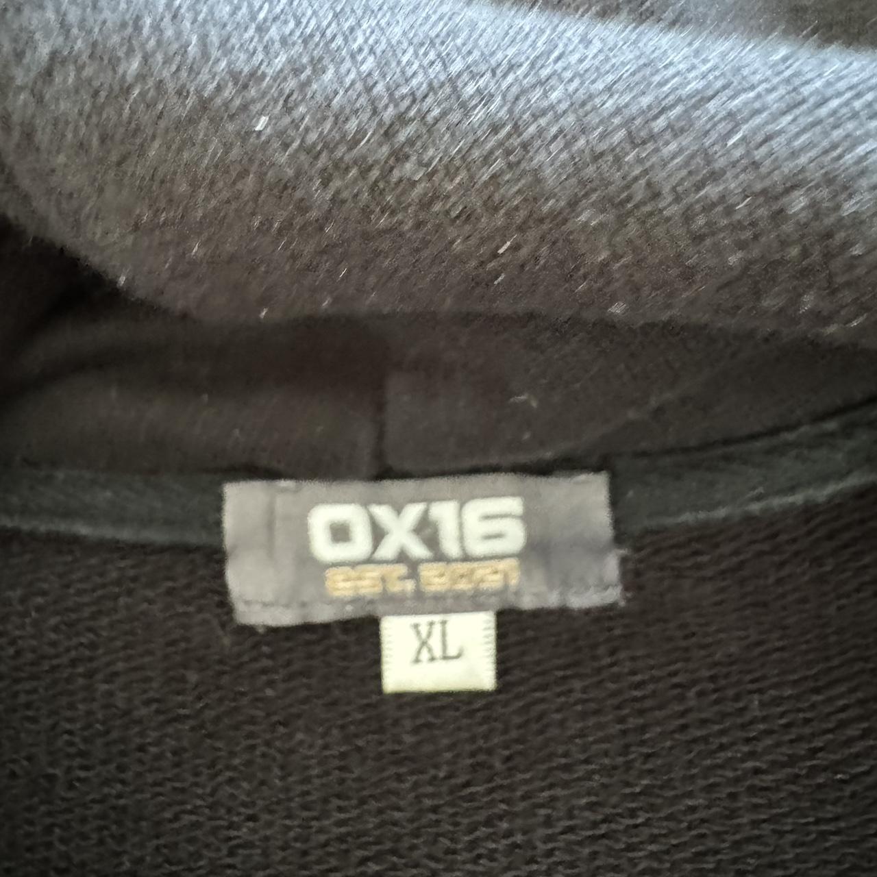 Black OX16 hoodie size XL perfect condition not worn... - Depop