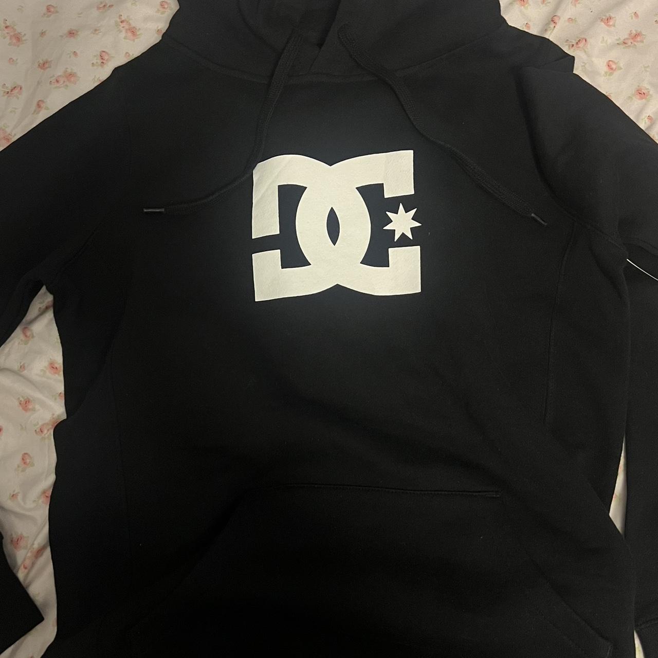 DC Hoodie ( listed as a m fits as a S) #grunge... - Depop