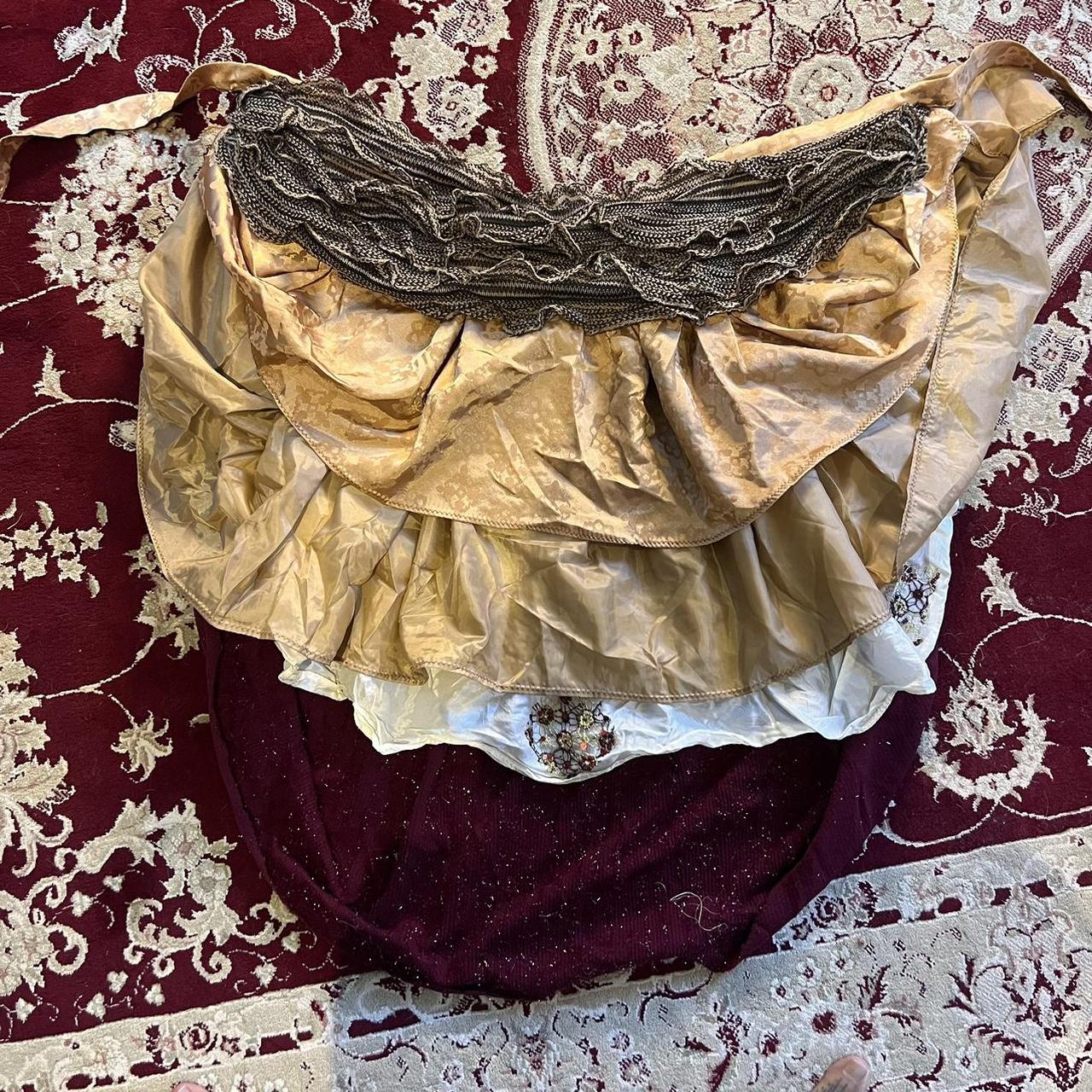 Beautiful handmade multi layered bustle skirt! Can... - Depop