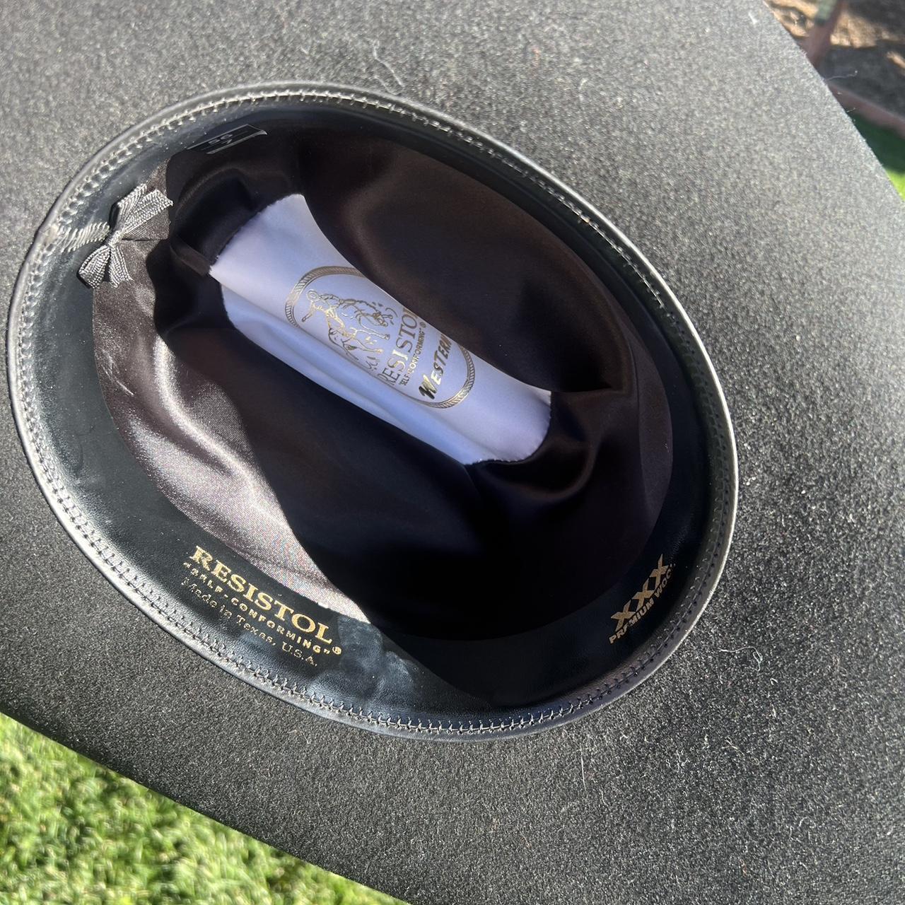Resitol Black wool cowboy hat #westernwear Size... - Depop