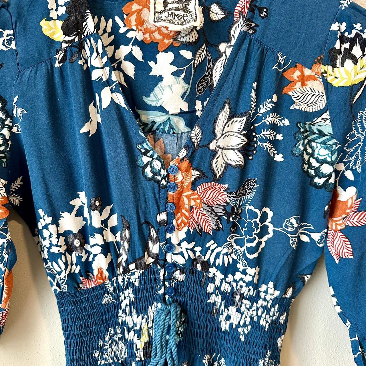 Jaase Boho Maxi Dress Buttons in the front are... - Depop