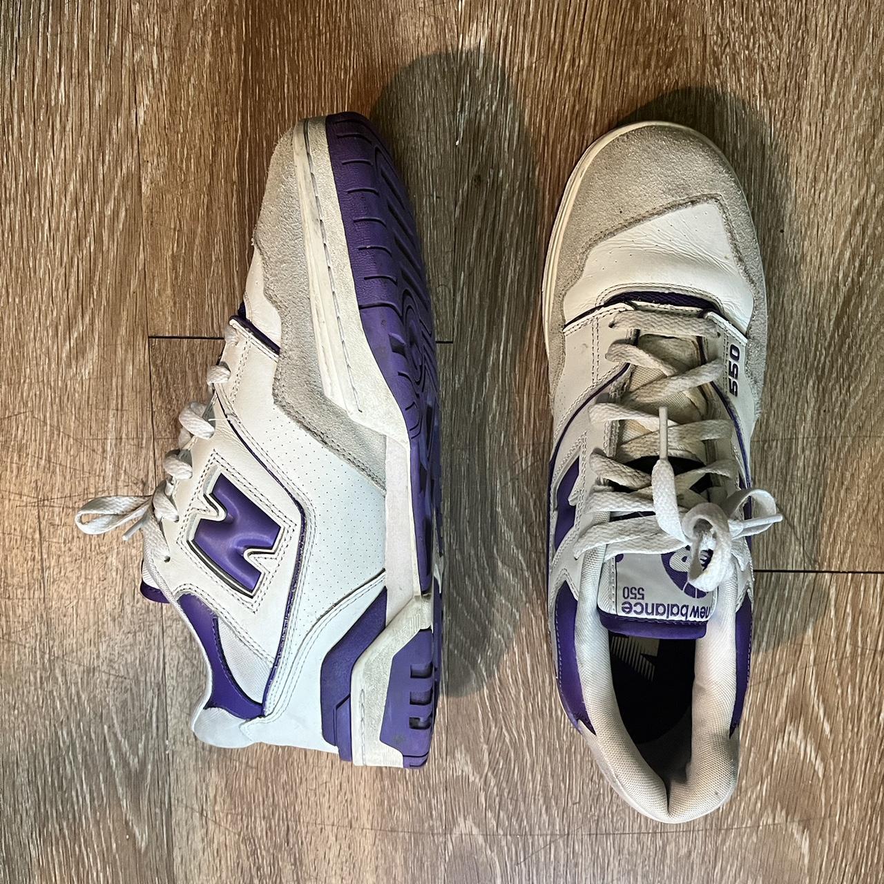 Purple New balance 550, NO Box - Depop