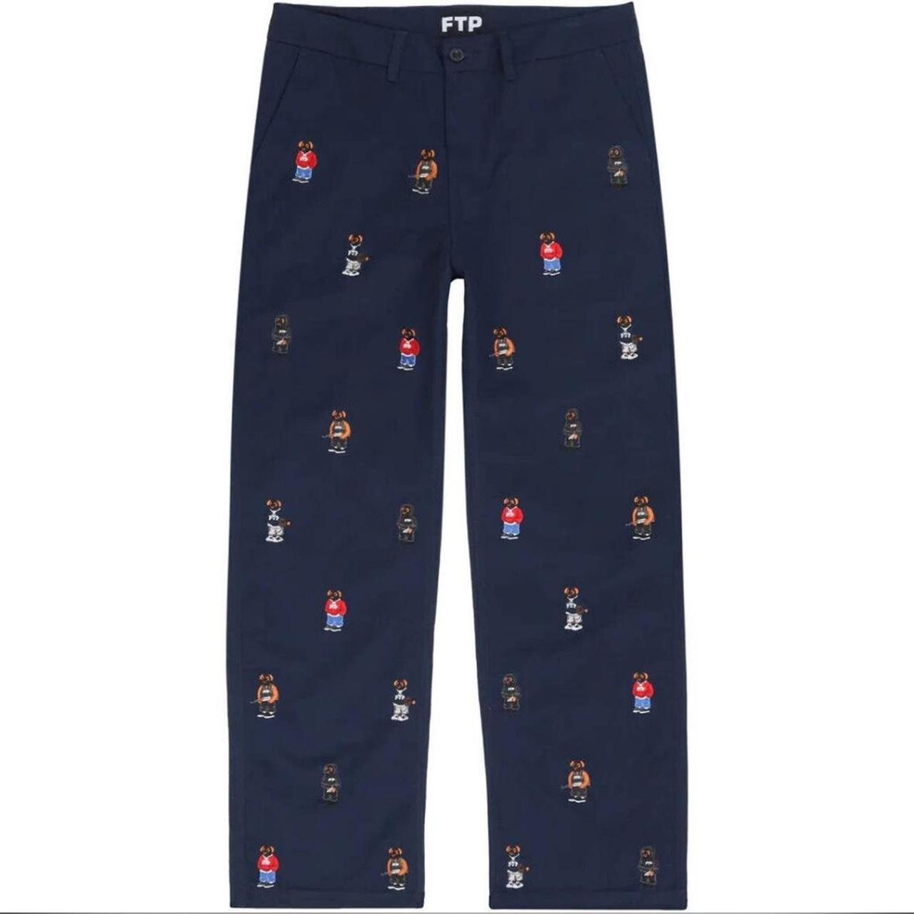 FTP Bear Chino Pants - Depop